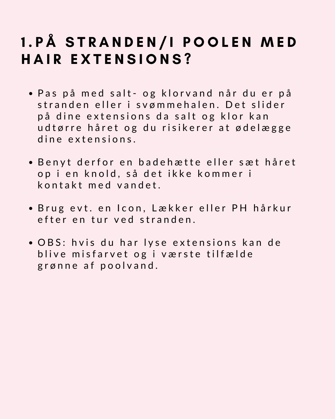 Om hair extensions - Lækker